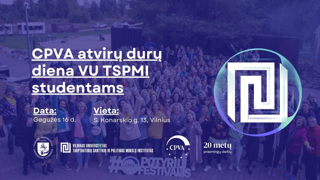 CPVA atvirų durų diena VU TSPMI studentams - TSPMI